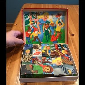 Vintage | Games | Vintage Block Puzzle Fairy Tales Made In ...